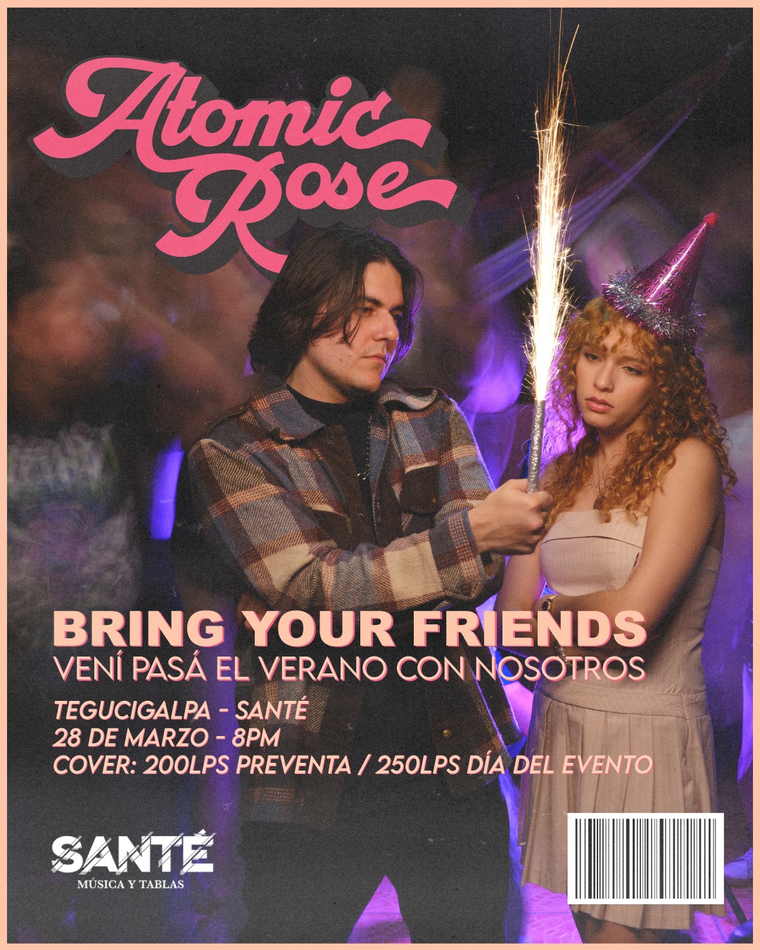 Atomic Rose nos invita a noche de verano con ellos | RDS - Eventos.hn