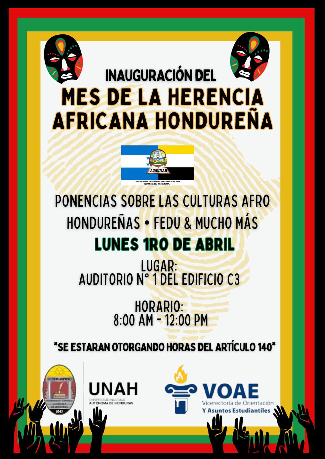 Mes de la Herencia Africana Hondureña | RDS - Eventos.hn