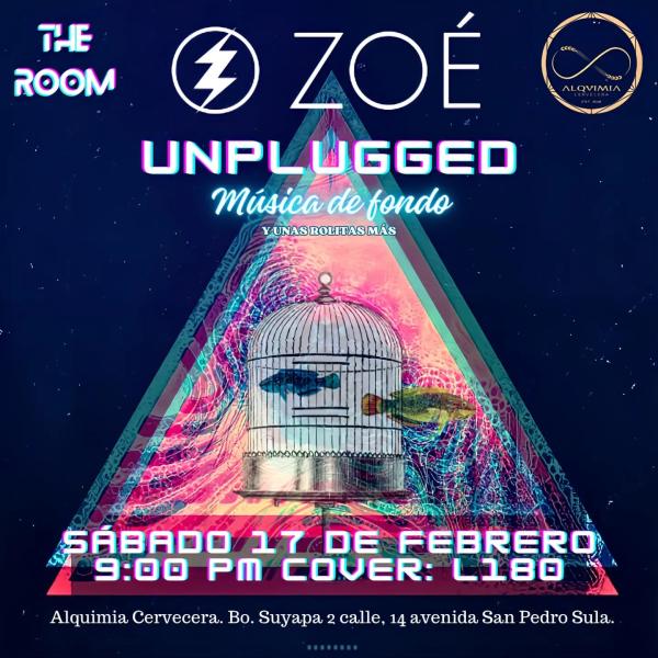 Zoé Unplugged por The Room | RDS - Eventos.hn
