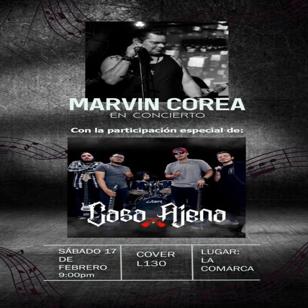 Marvin Corea en Concierto junto a la banda Casa Ajena | RDS - Eventos.hn
