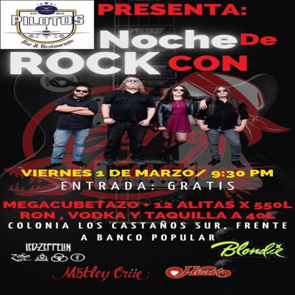 Noche de puro rock con la banda Barracuda | RDS - Eventos.hn